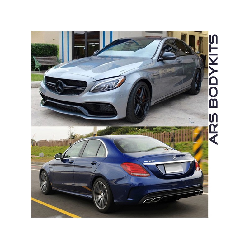 Mercedes Benz W205 C63 AMG Style Conversion Kit - Trilogy Aero Sdn Bhd