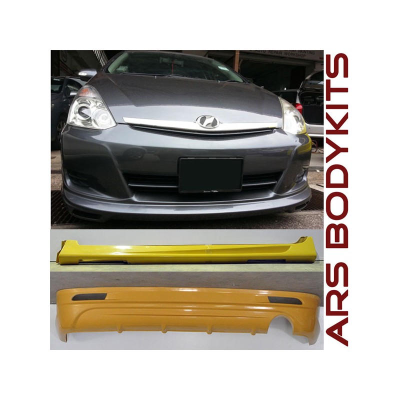 Toyota Wish '06 KB style Body Kit - Trilogy Aero Sdn Bhd