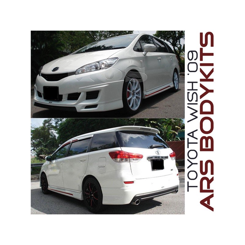Toyota Wish X Spec '09 AMT style Body Kit - Trilogy Aero Sdn Bhd