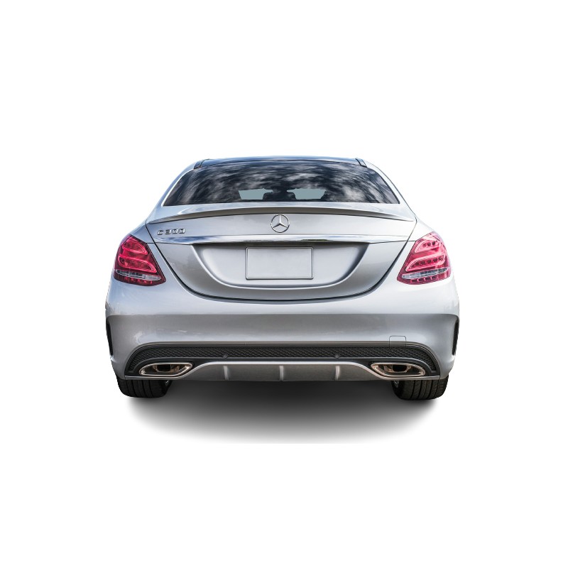 Mercedes Benz C-Class W205 4/Doors '16 AG style Rear Spoiler - Trilogy ...