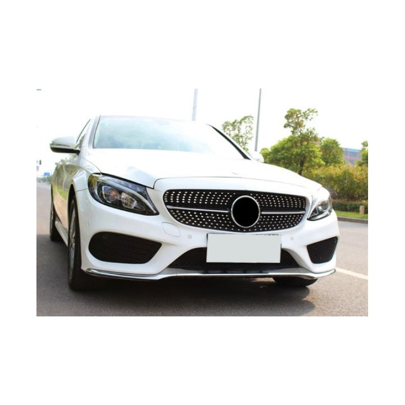 Mercedes Benz C-Class W205 2015-2018 Diamond style Front Grille ...