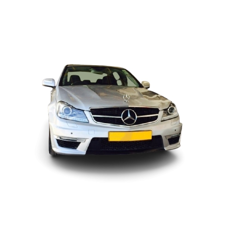 Mercedes Benz C-Class W204 AMG style Front Grille - Trilogy Aero Sdn Bhd