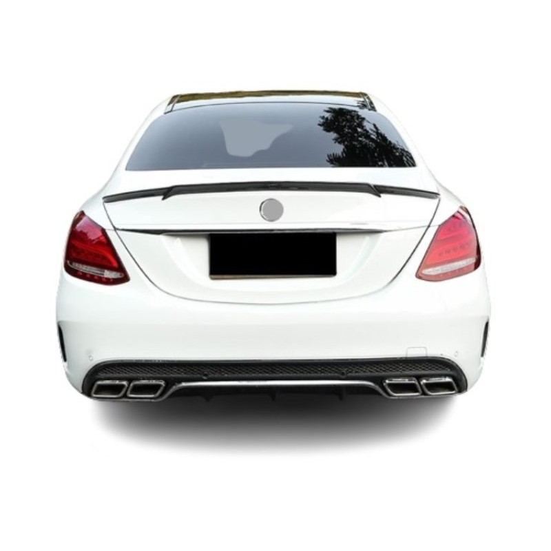 Mercedes Benz C-Class W205 Brabus Style Rear Spoiler - Trilogy Aero Sdn Bhd