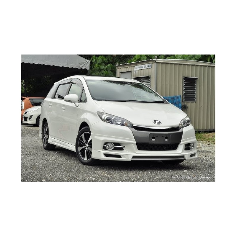 Toyota Wish '12 AMT style Body Kit - Trilogy Aero Sdn Bhd